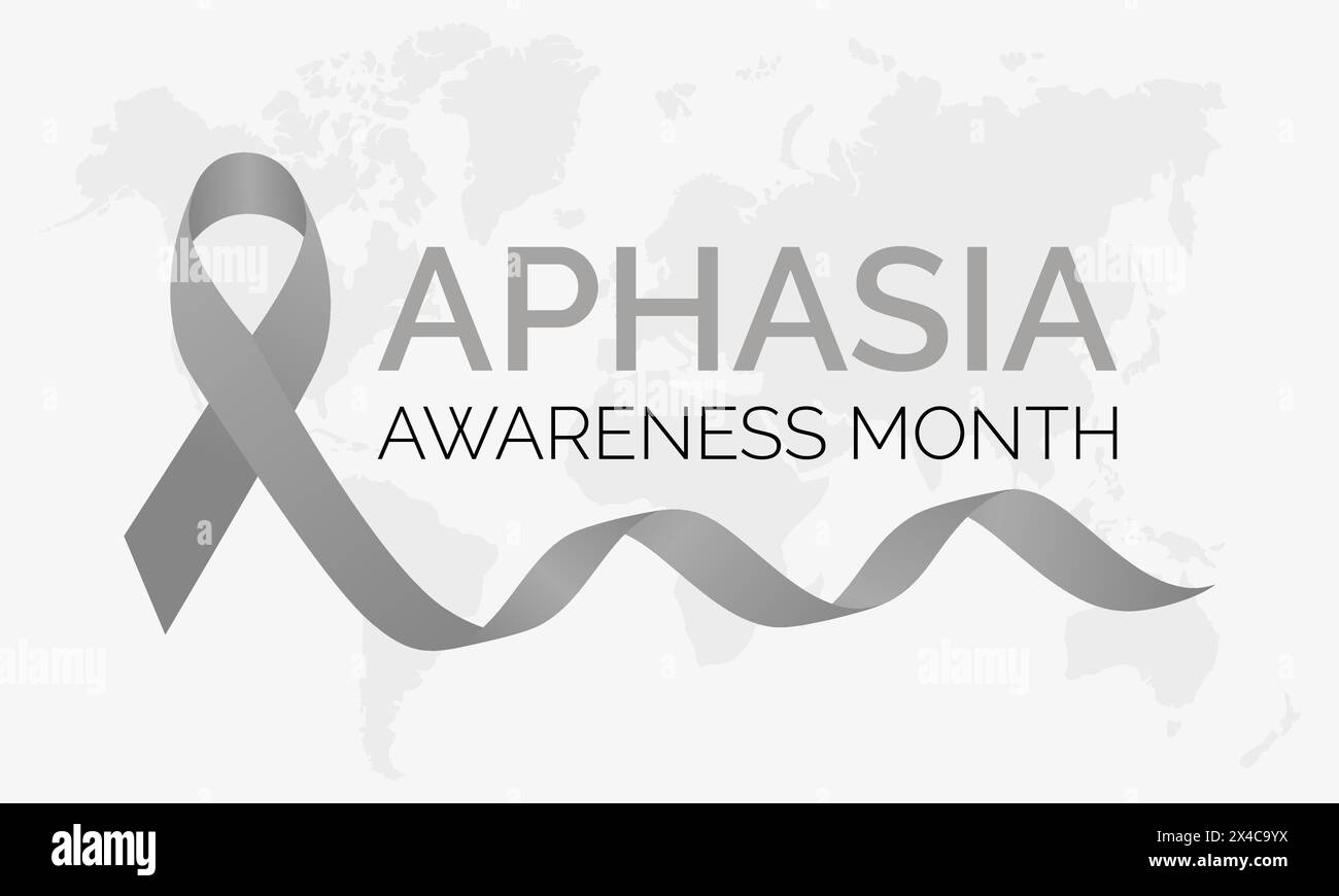 National Aphasia Awareness Month health awareness vector illustration ...