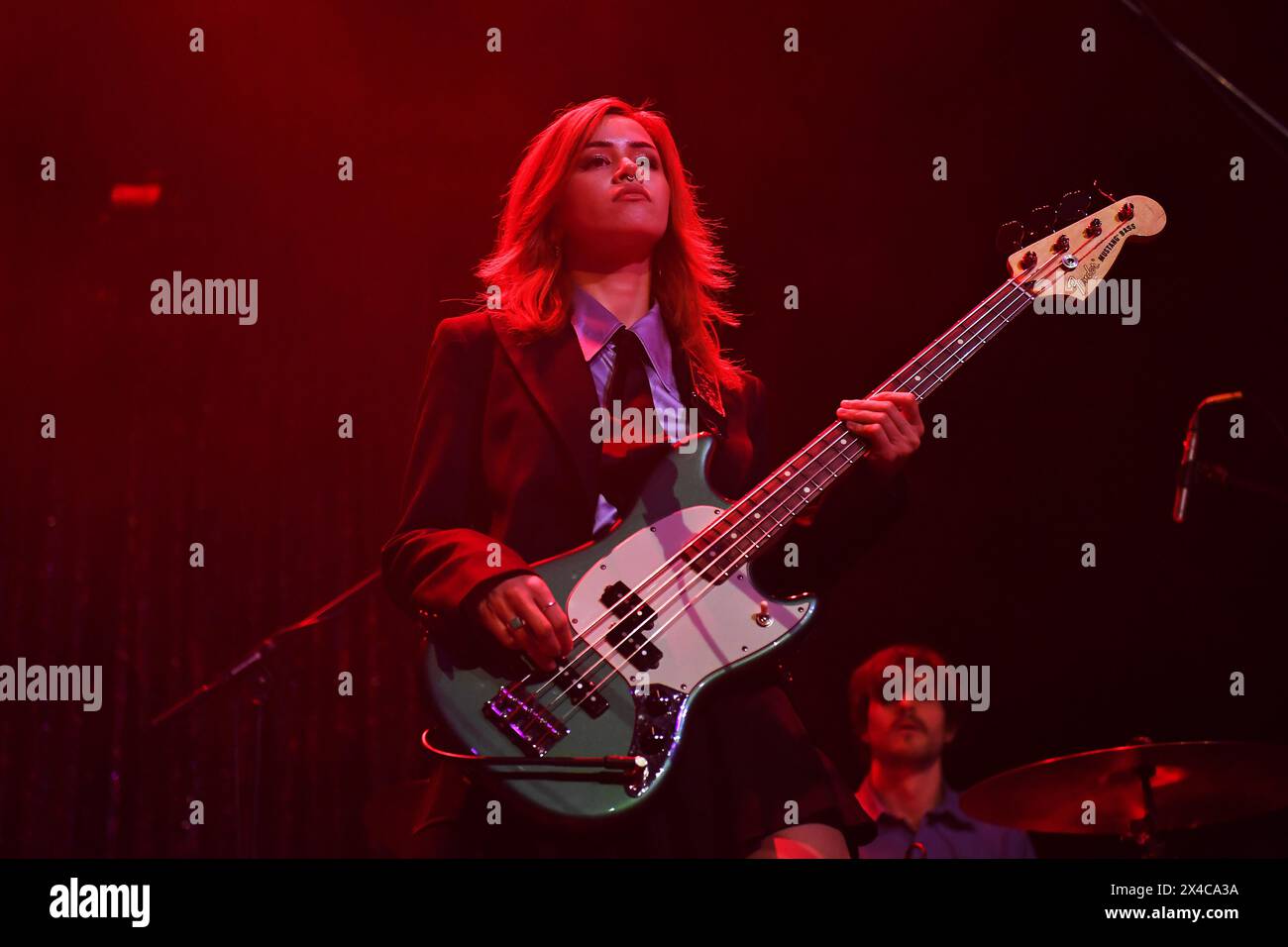 LONDON, ENGLAND - MAY 01: Sian Lynch of ’Picture Parlour’ performing at ...