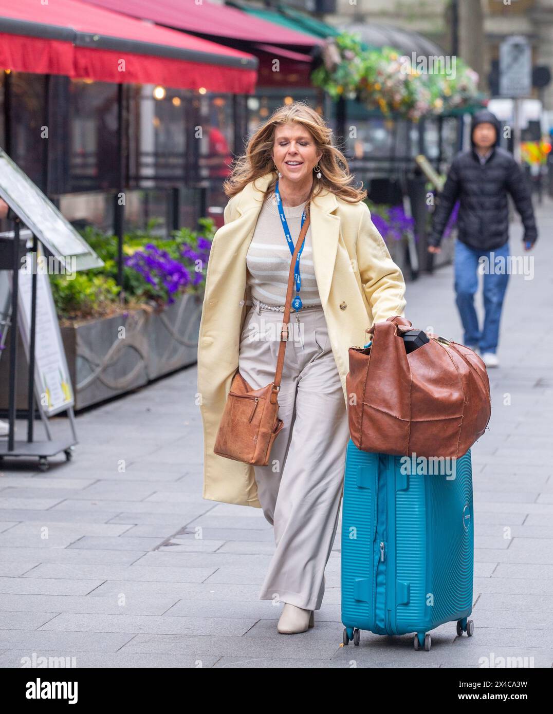 London, uk, 2nd May 2024 Kate Galloway Arrives at Global Radio Studios ...