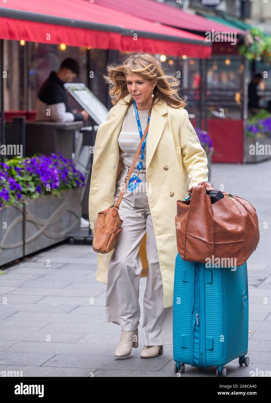 London, uk, 2nd May 2024 Kate Galloway Arrives at Global Radio Studios ...