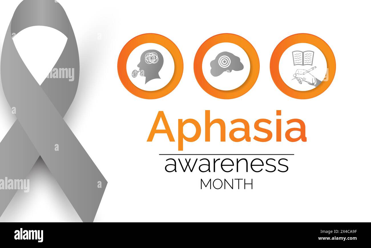 National Aphasia Awareness Month health awareness vector illustration ...
