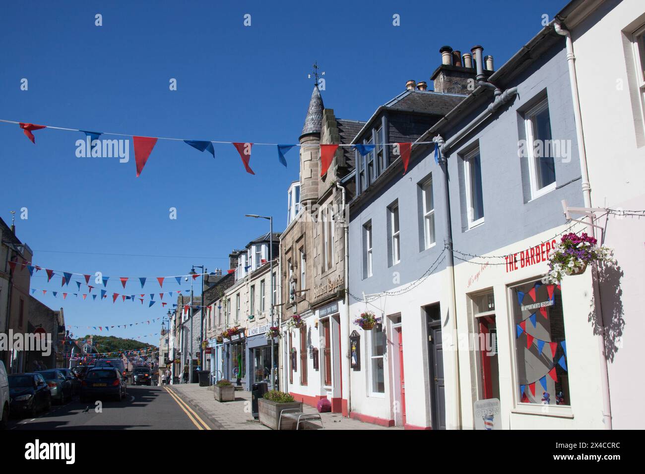 Views of Selkirk, The Scottish Borders in the United Kingdom Stock ...