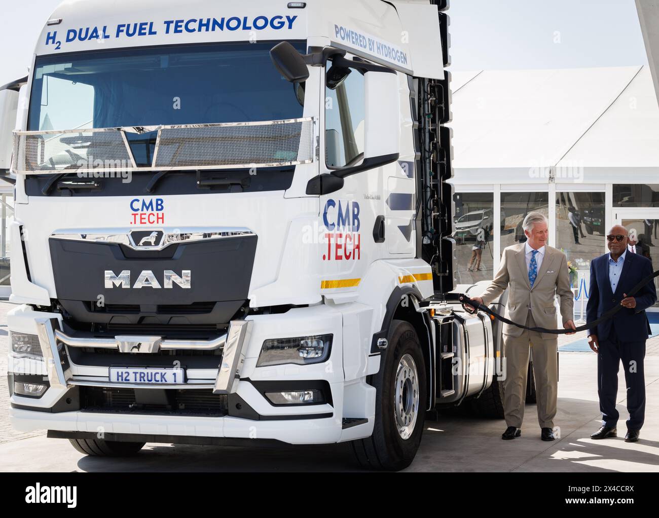 Walvis Bay, Namibia. 02nd May, 2024. King Philippe - Filip of Belgium ...