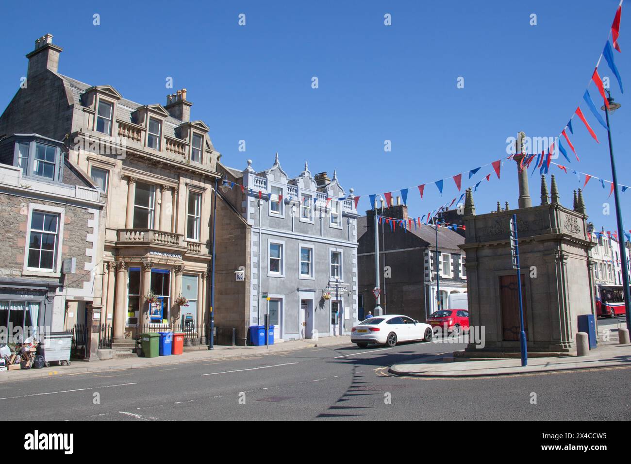 Views of Selkirk in the Scottish Borders in the United Kingdom Stock ...