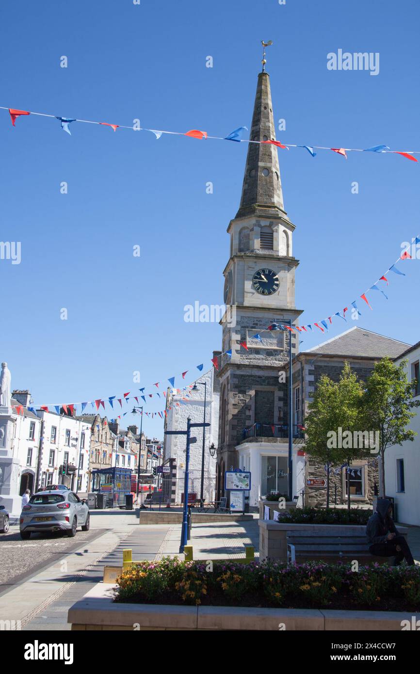 Views of Selkirk in the Scottish Borders in the United Kingdom Stock ...