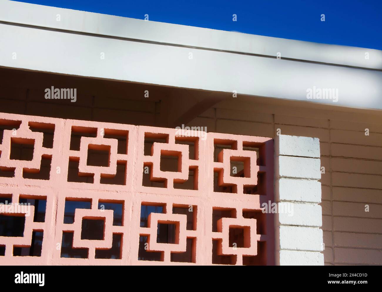 Palm Springs, Modernism wall Stock Photo - Alamy