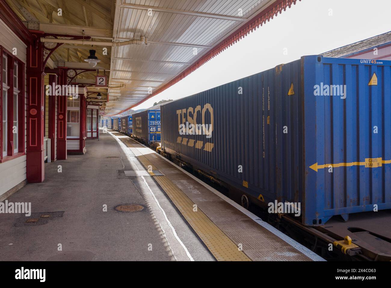British supermarket giant Tesco using rail freight 40ft steel ...