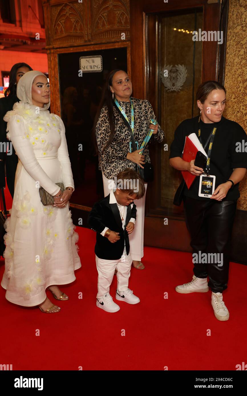 Sydney, Australia. 2nd May 2024. Quaden Bayles (cast) arrives on the ...