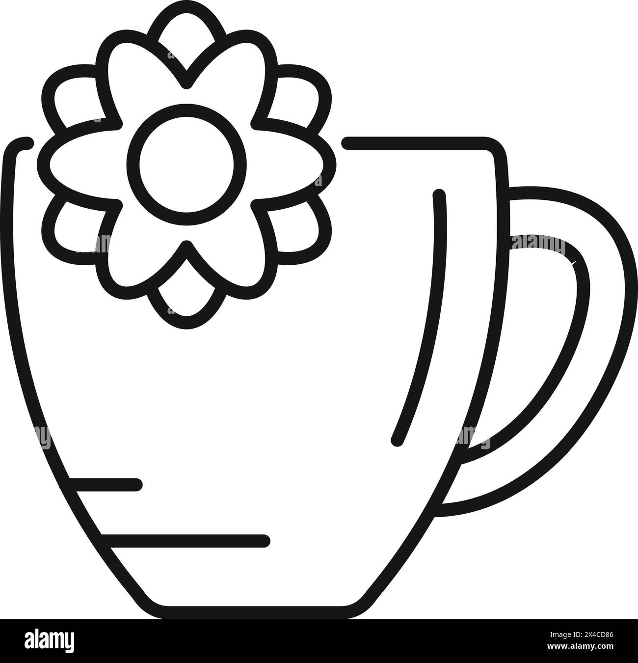 Indian tea cup icon outline vector. Traditional beverage. Organic shop ...