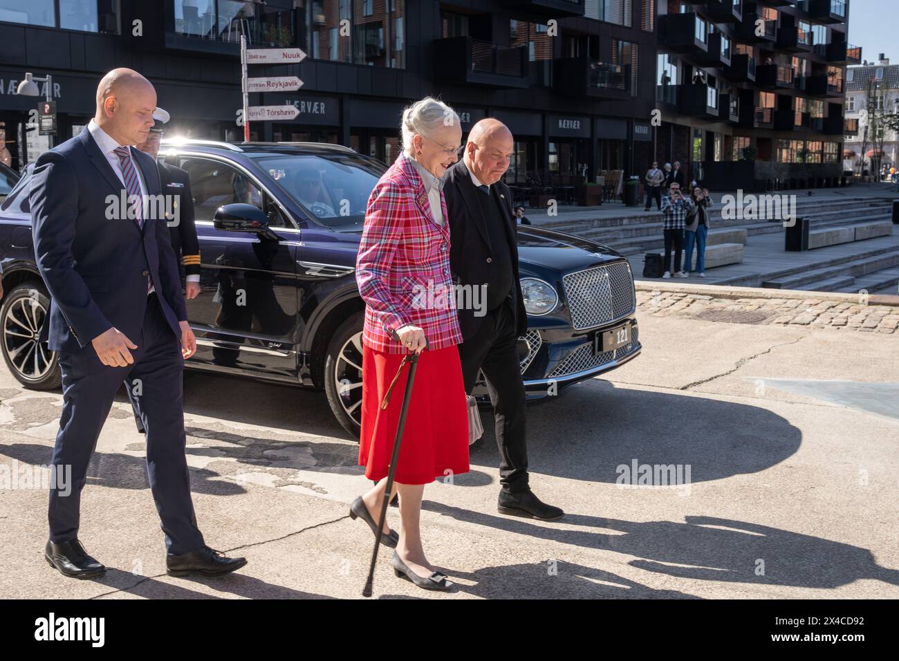 Denmark. 02nd May, 2024. Queen Margrethe, Jakob Engel-Schmidt and ...