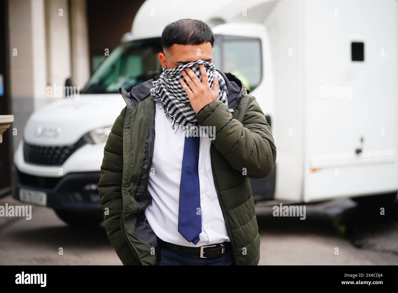 West Yorkshire Police officer Mohammed Adil, 26, leaving Westminster ...