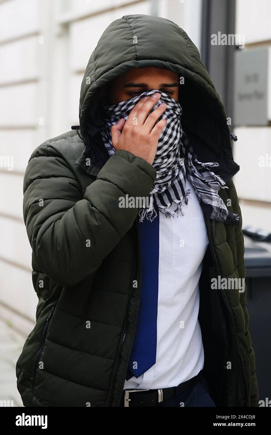 West Yorkshire Police officer Mohammed Adil, 26, leaving Westminster ...