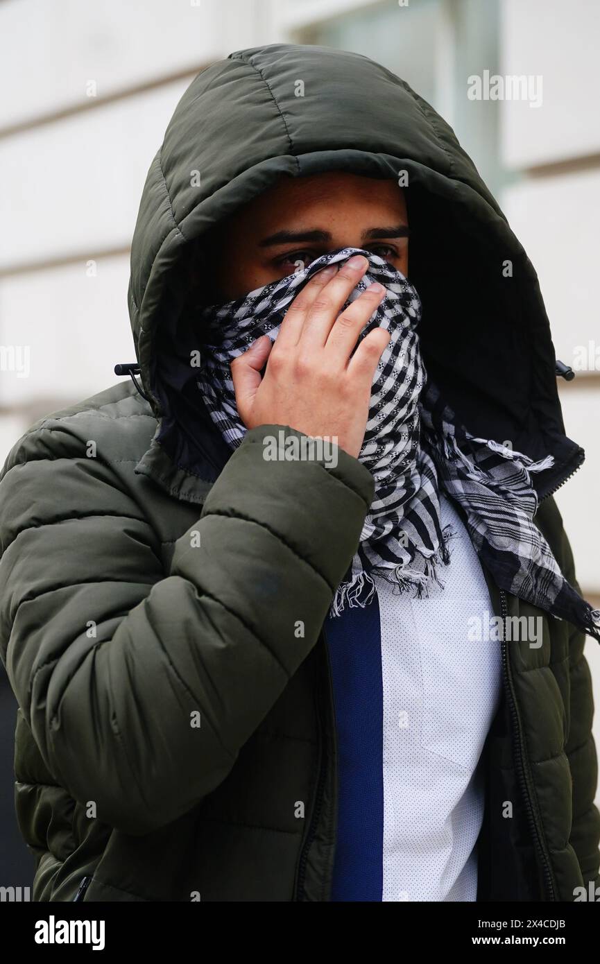 West Yorkshire Police officer Mohammed Adil, 26, leaving Westminster ...