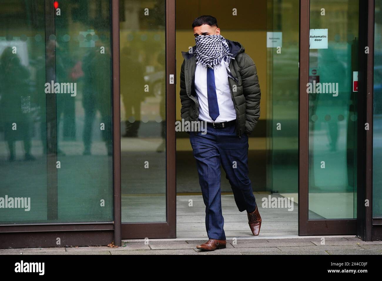 West Yorkshire Police officer Mohammed Adil, 26, leaving Westminster ...