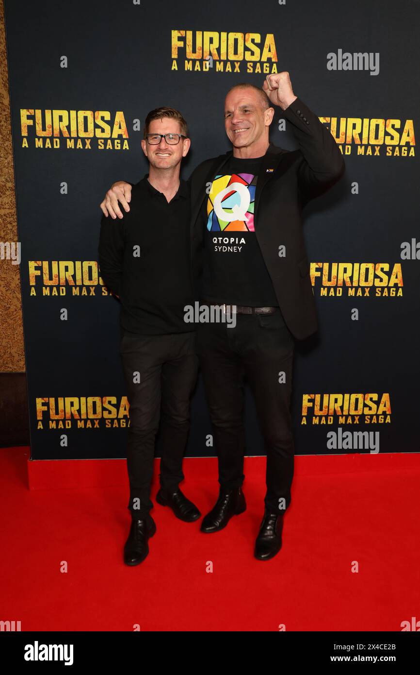 Sydney, Australia. 2nd May 2024. Ian Roberts and Daniel arrive on the ...