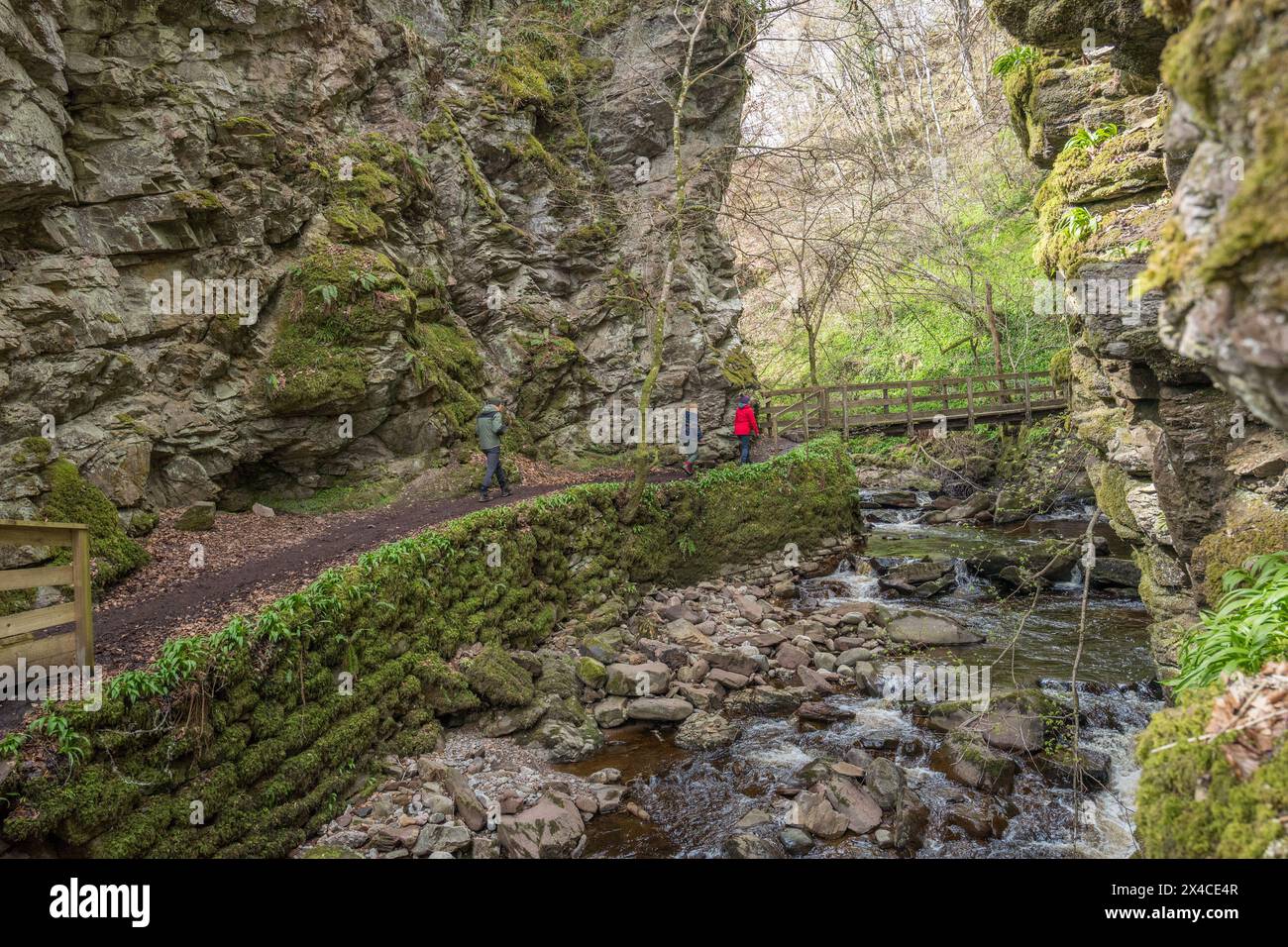 Golspie’s Big Burn falls, Golspie, Scotland, UK Golspie, Scotland, UK ...