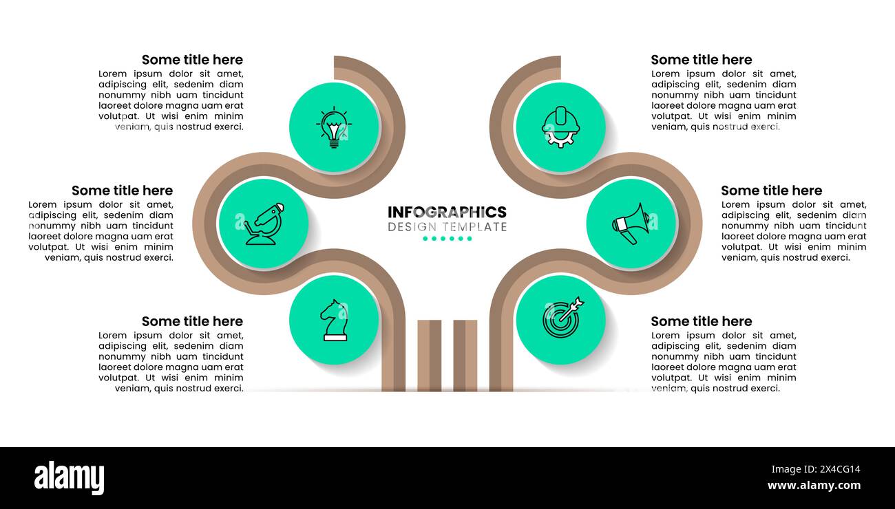Flow chart process tree vector infographic business flow chart hi-res ...