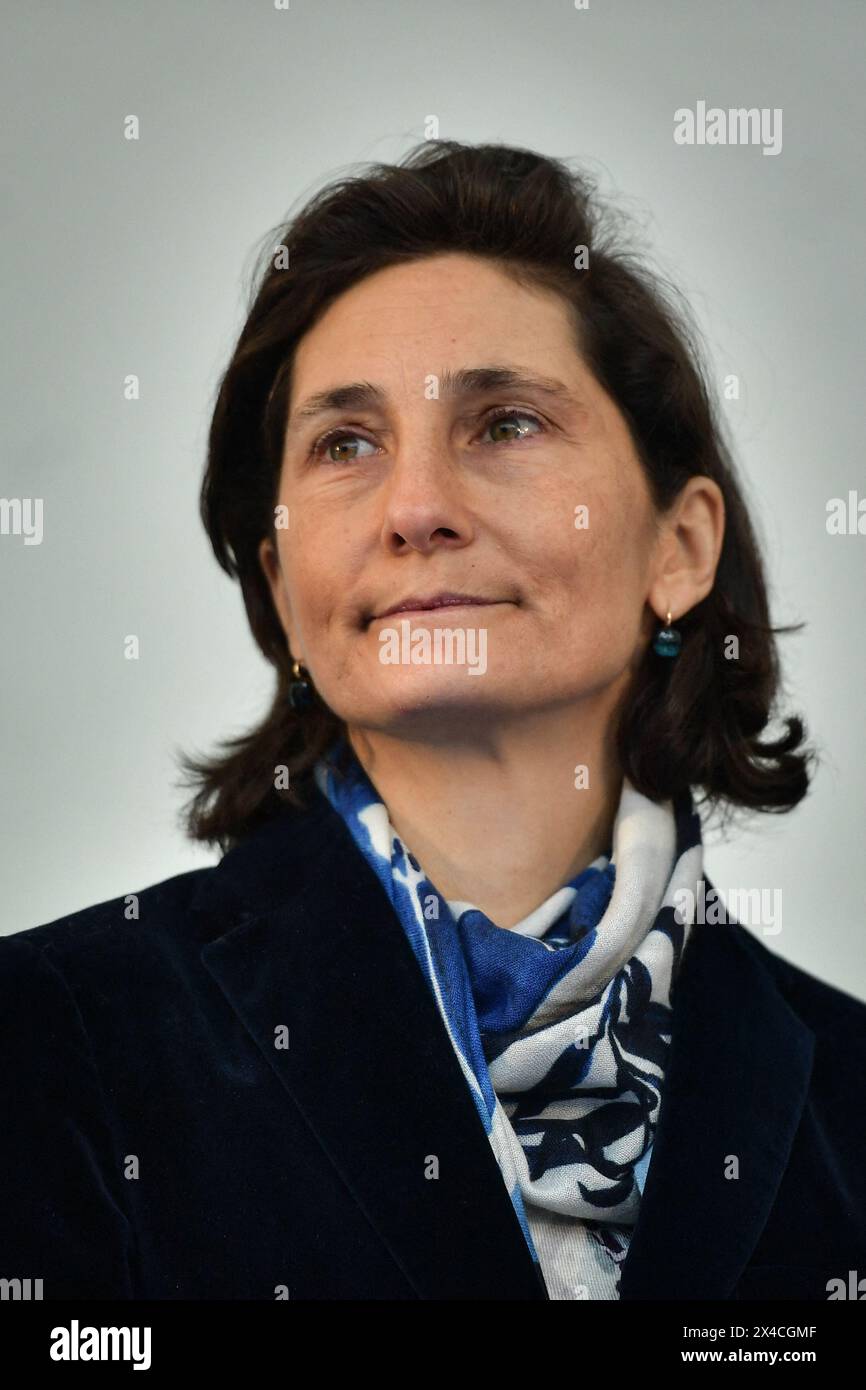Paris, France. 02nd May, 2024. French Sports and Olympics Minister ...