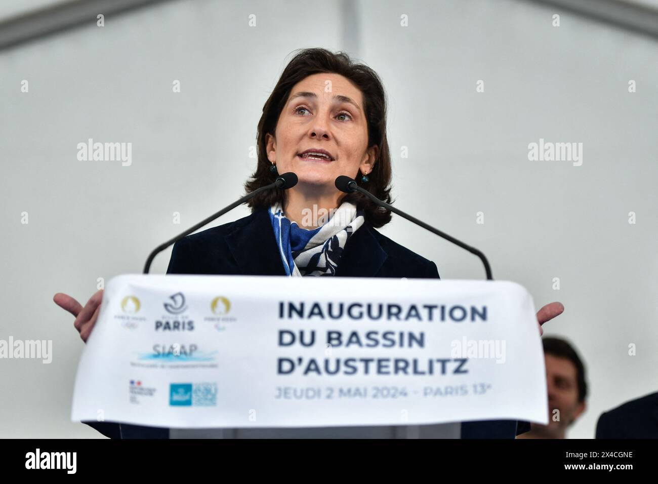 Paris, France. 02nd May, 2024. French Sports and Olympics Minister ...