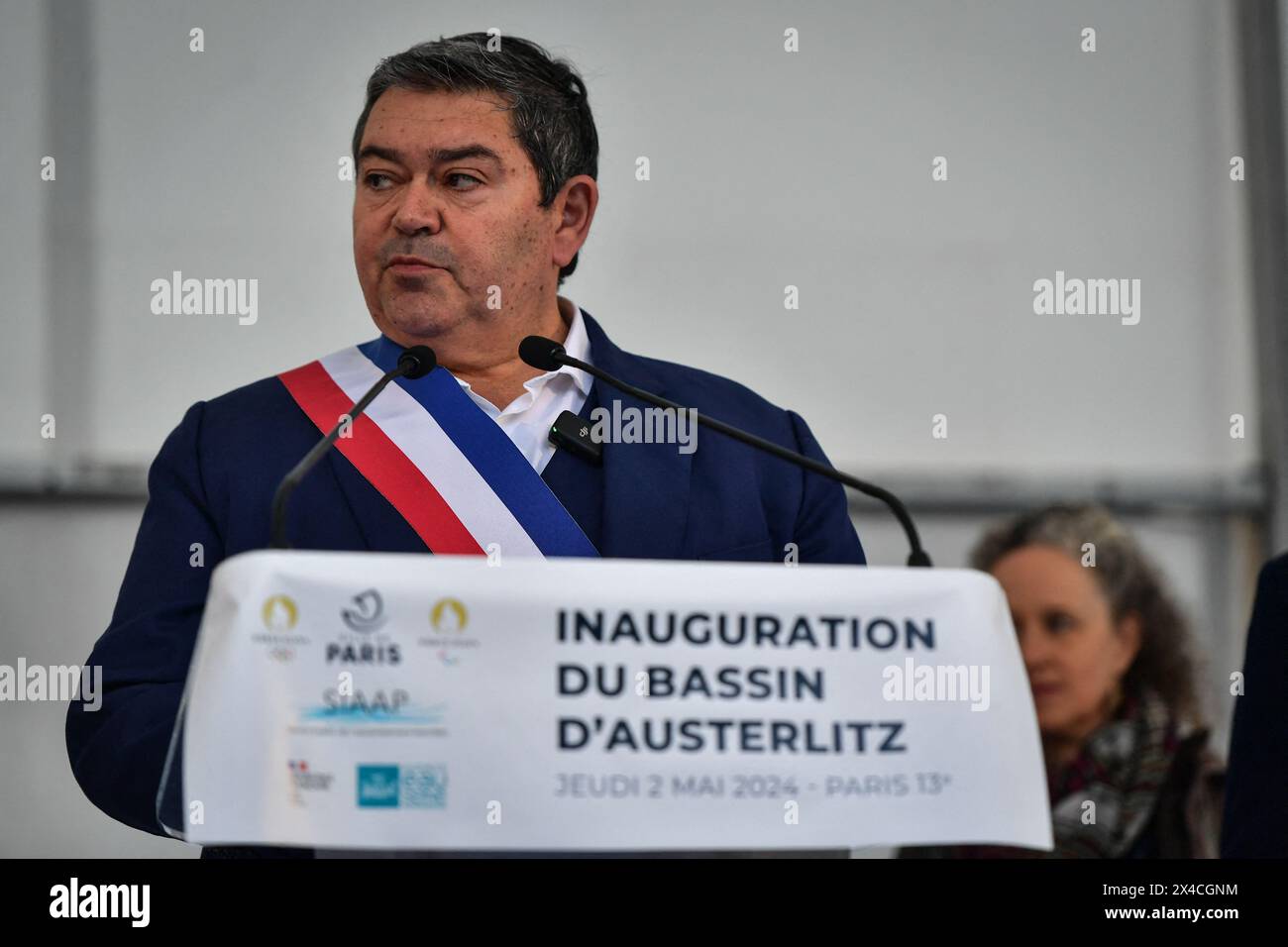 Paris, France. 02nd May, 2024. Mayor of the 13th arrondissement of ...