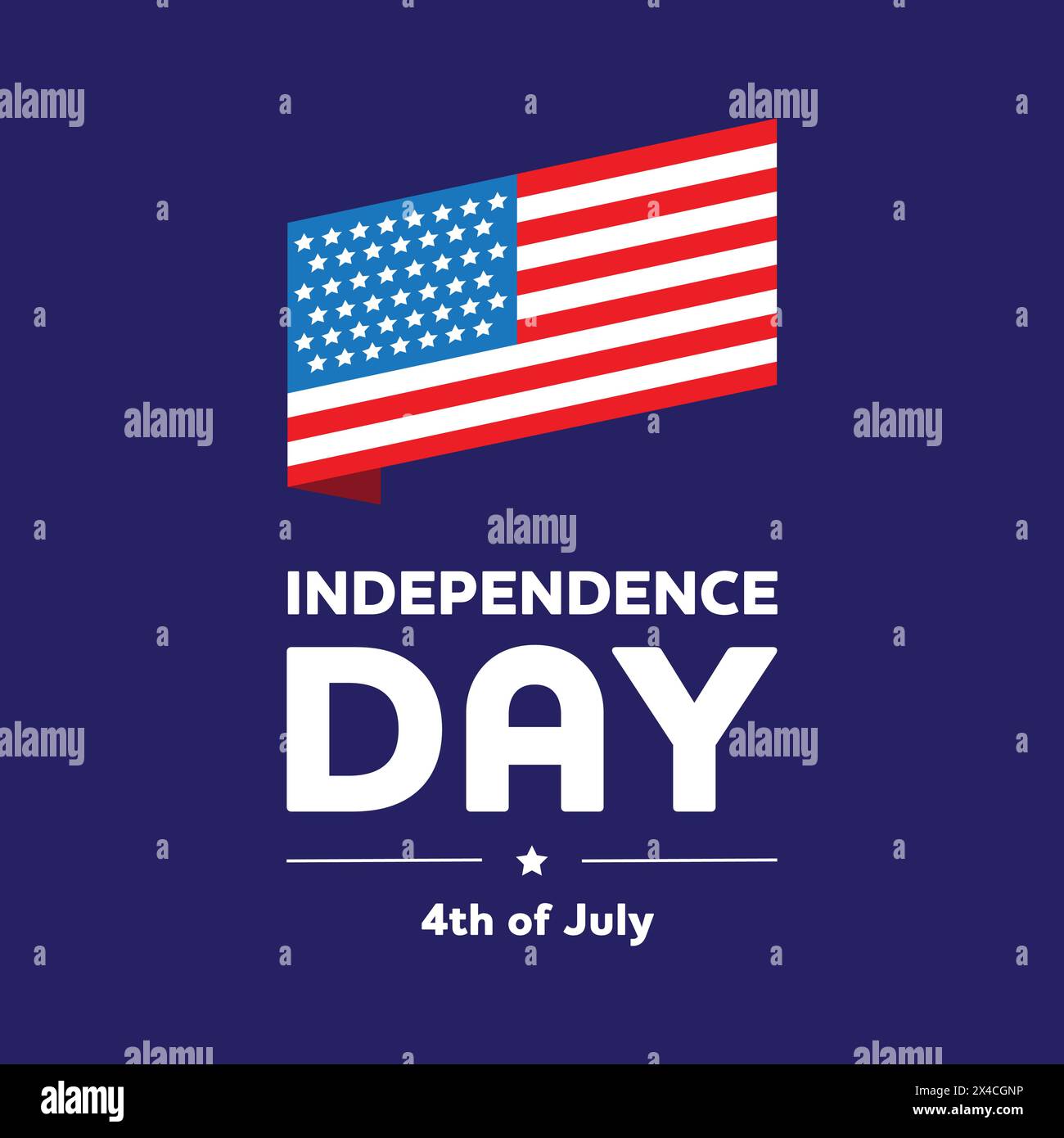 Independence Day Fourth of July Usa Stock Vector Image & Art - Alamy
