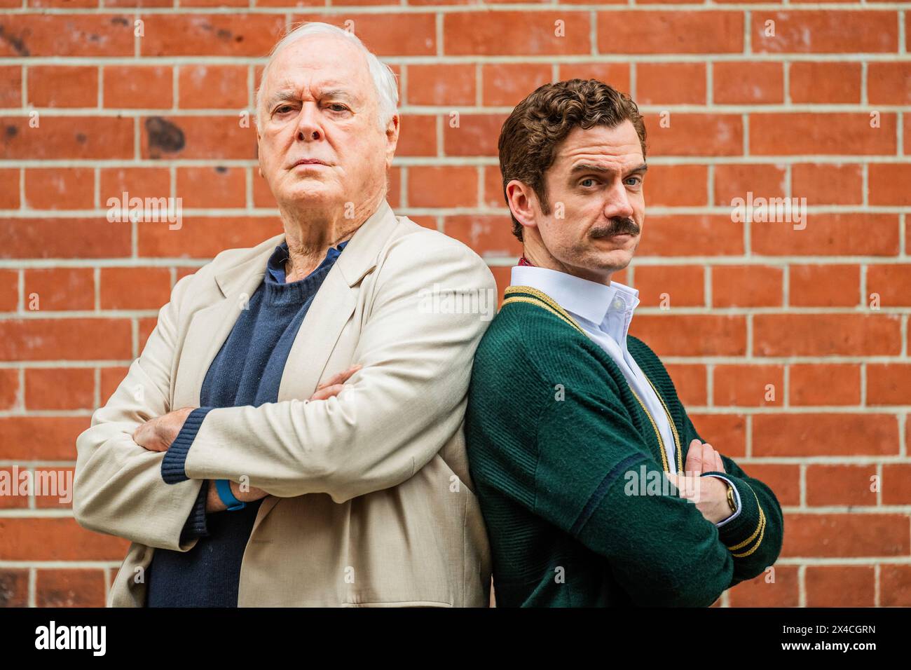London, UK. 2nd May, 2024. John Cleese with Basil played by Adam ...