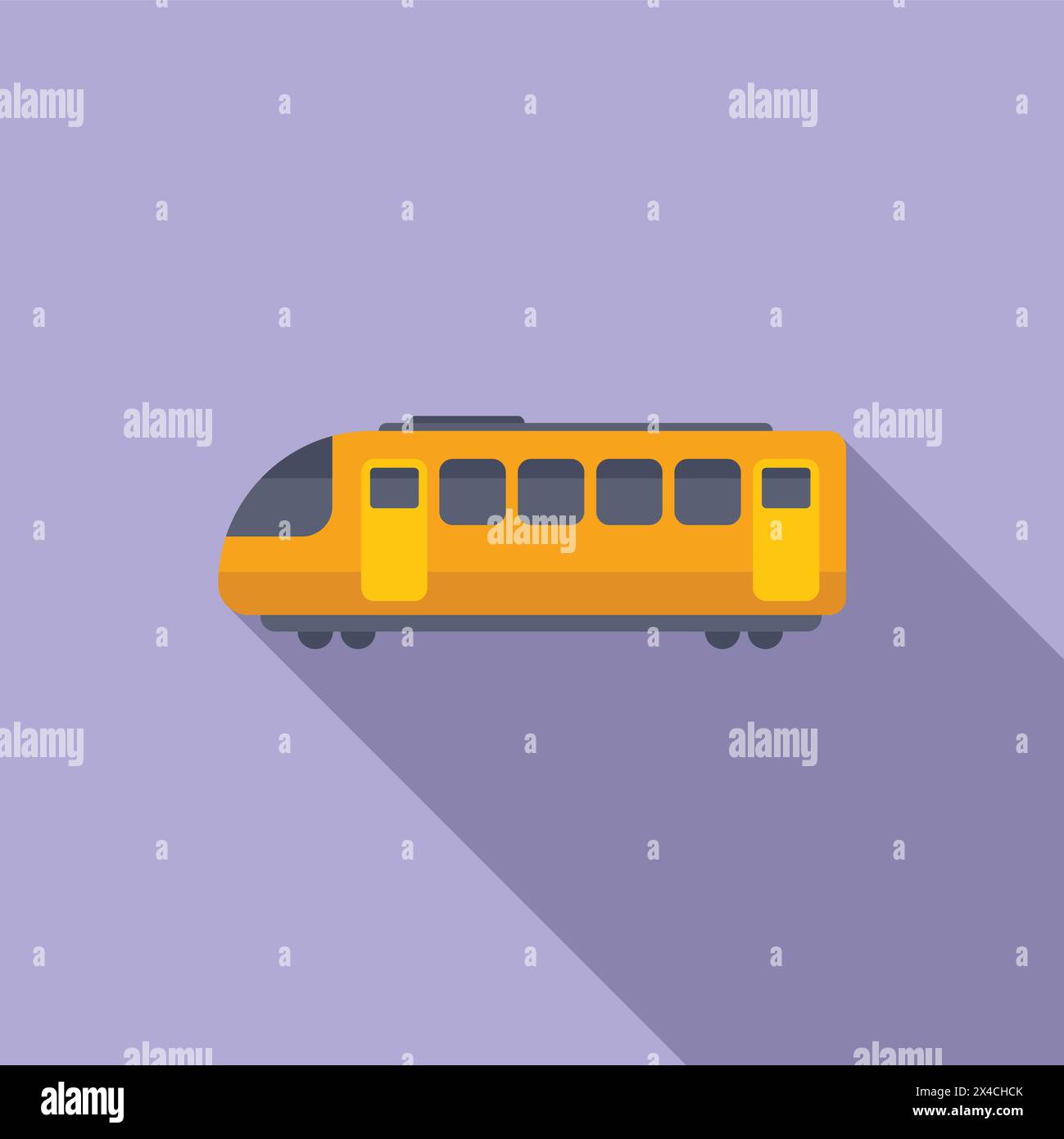View modern tram icon flat vector. High speed move. Transit electric ...