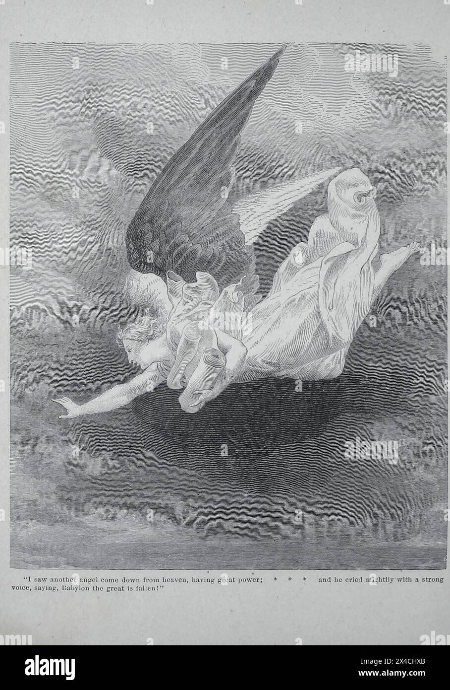 I saw another angel come down from heaven, having great power ...