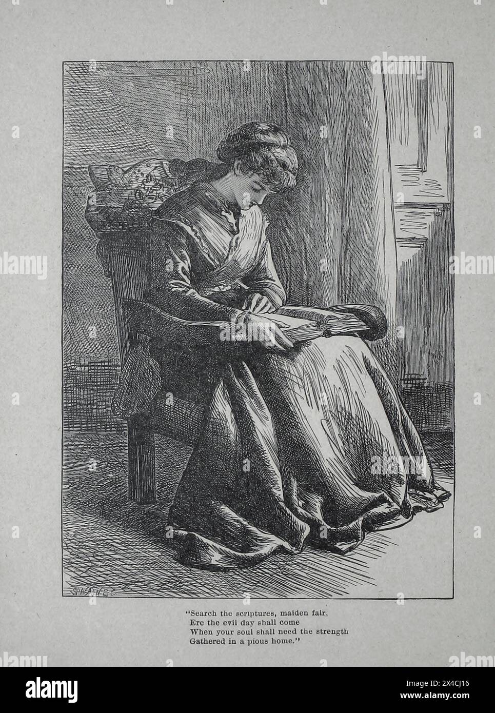 Pious mother hi-res stock photography and images - Alamy