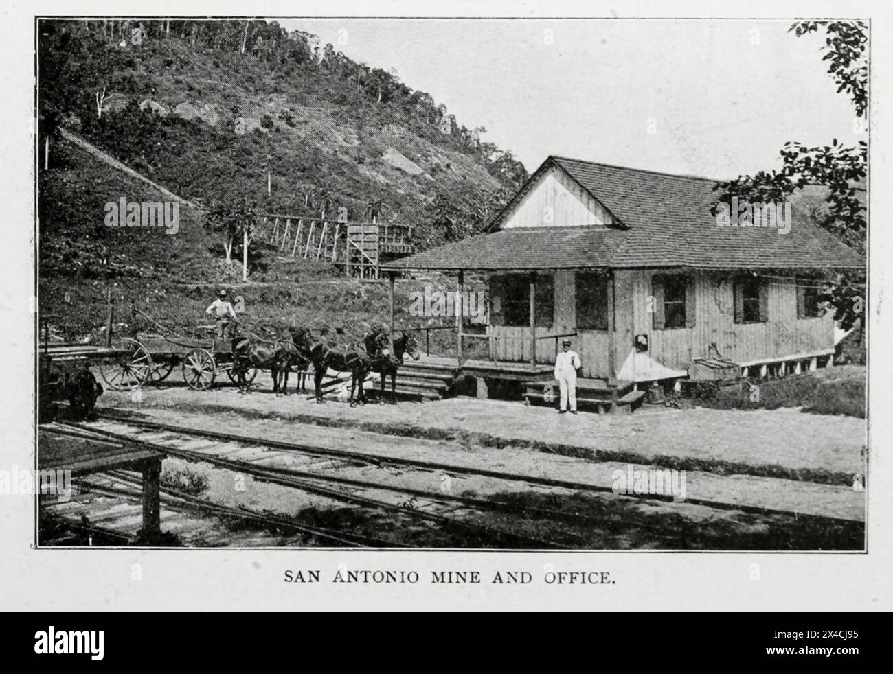 SAN ANTONIO MINE AND OFFICE. from the Article THE MINERAL RESOURCES OF ...