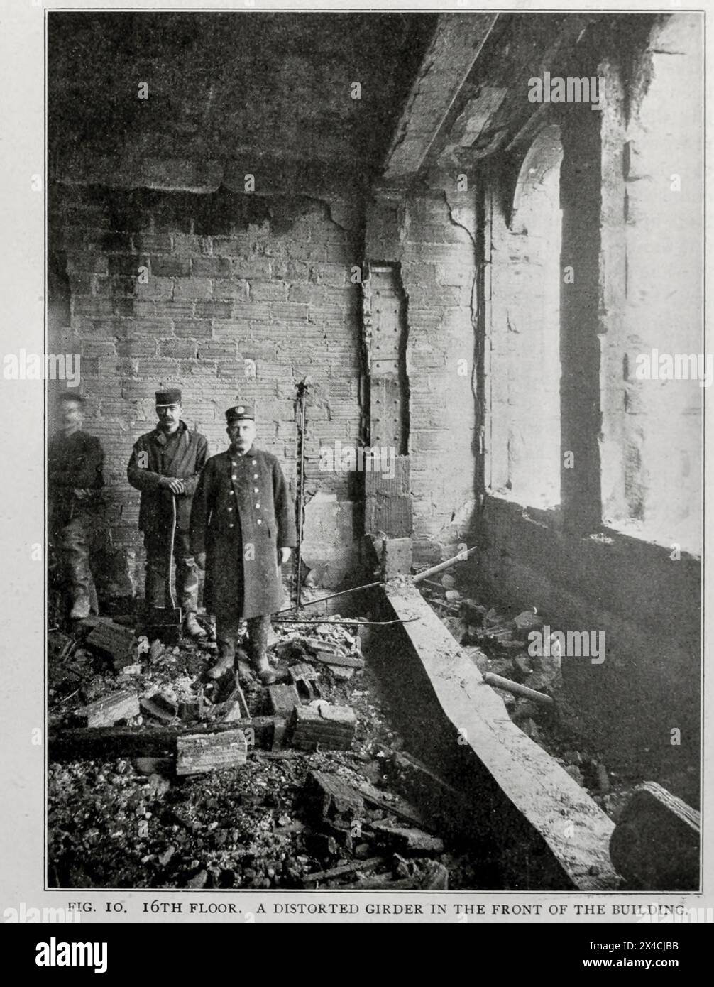 HOME LIFE BUILDING, 16th floor, a distorted girder in the front of the ...