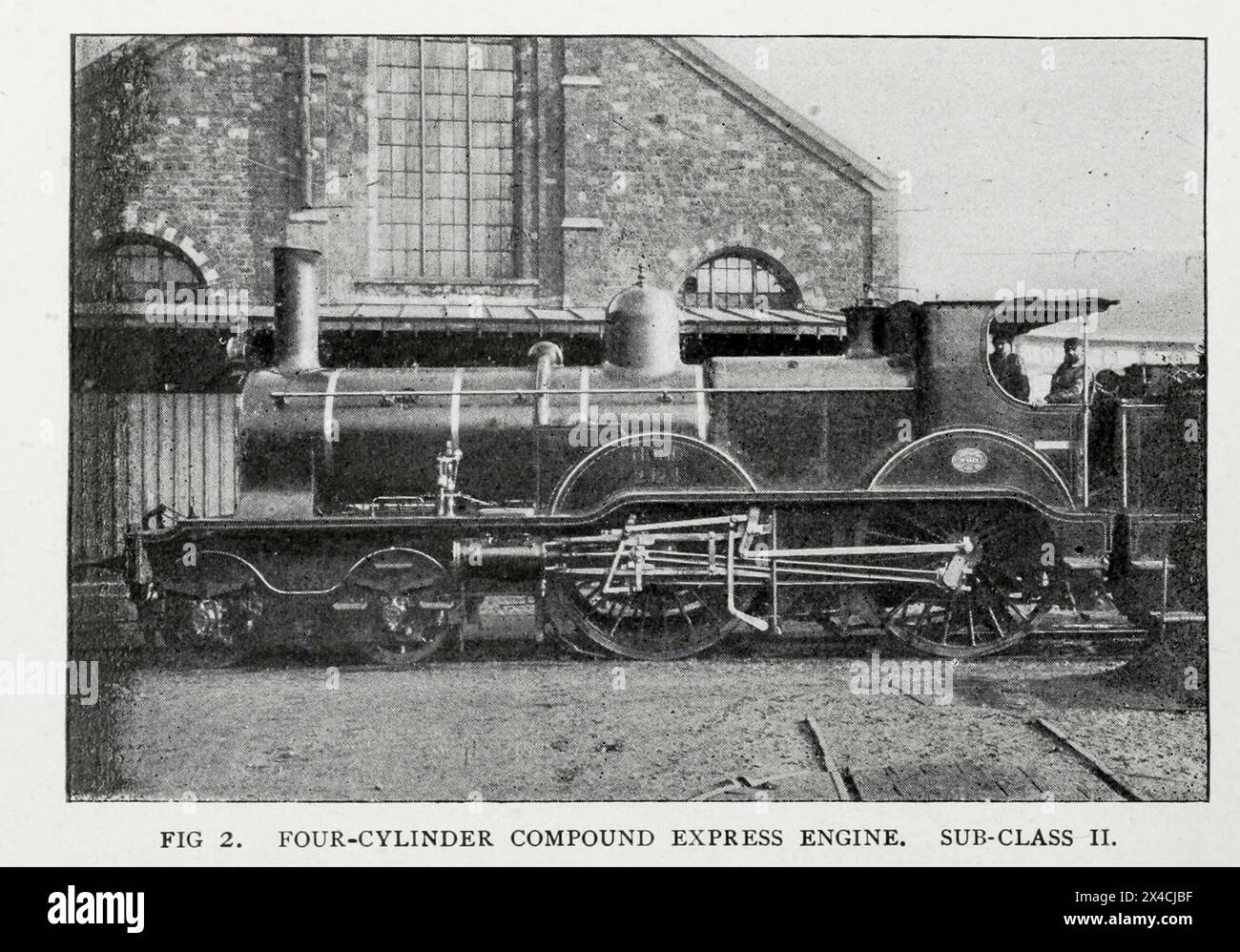 FOUR-CYLINDER COMPOUND EXPRESS ENGINE. SUB-CLASS II. from the Article ...
