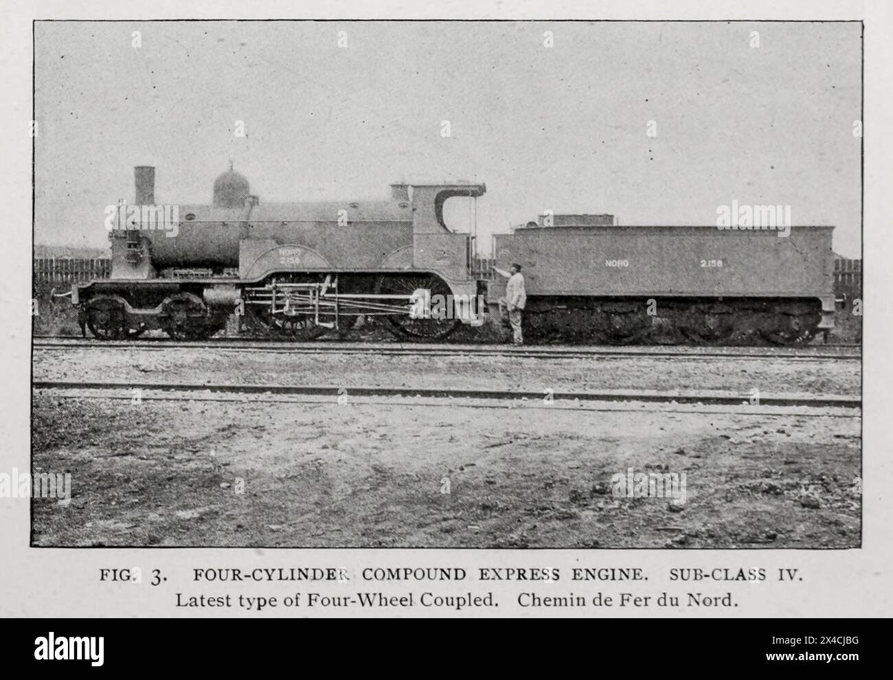 FOUR-CYLINDER COMPOUND EXPRESS ENGINE. SUB-CLASS IV. Latest type of ...