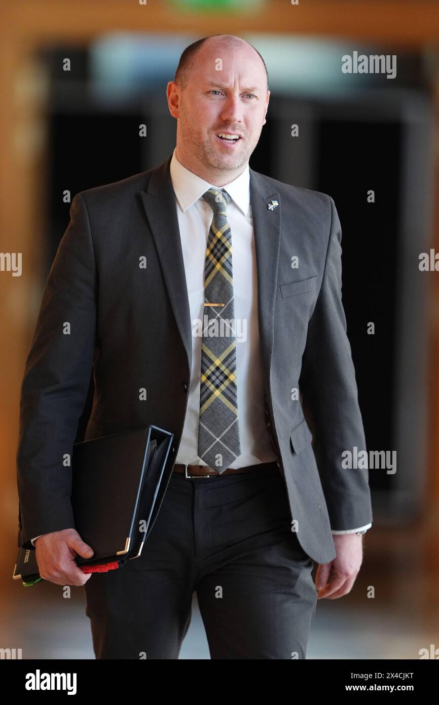 Neil Gray at the Scottish Parliament in in Edinburgh, after MSP John ...