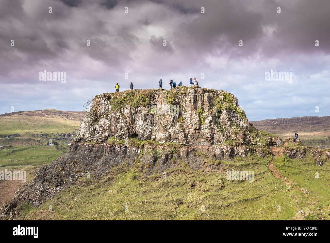 The Fairy Glen, a geographical formation of limestone, Uig, on the ...