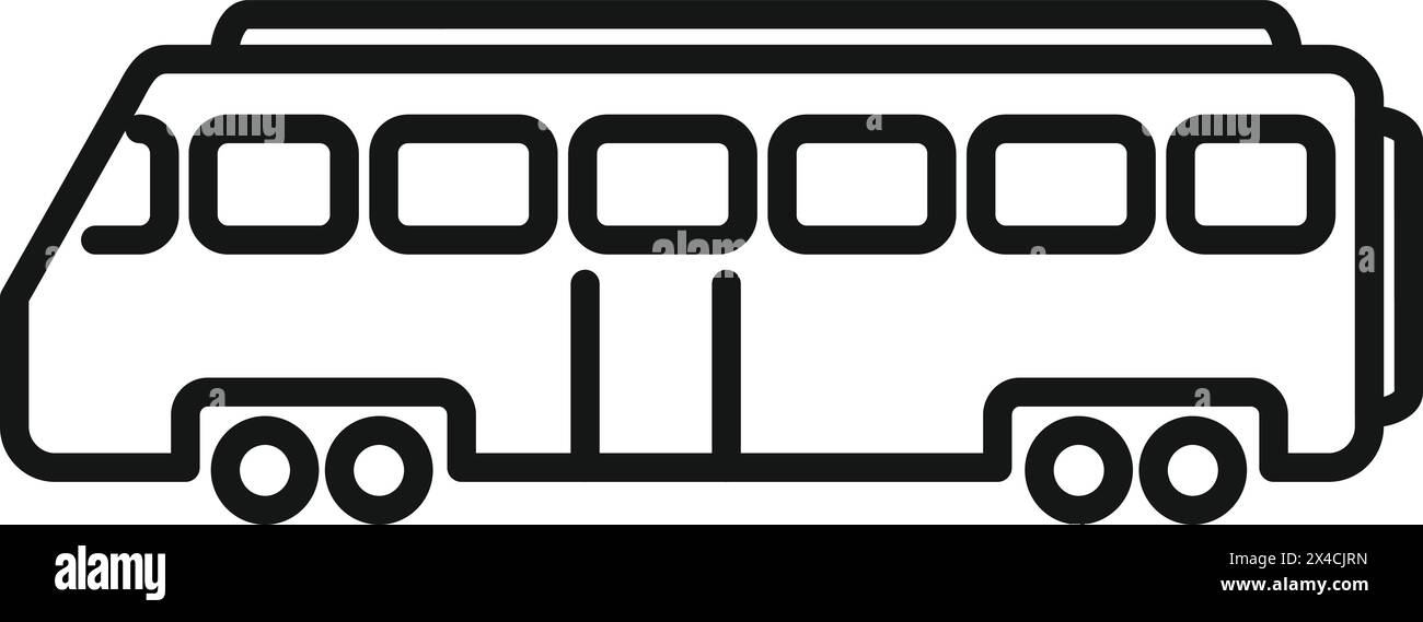 Bullet move train icon outline vector. High speed. Travel transport ...