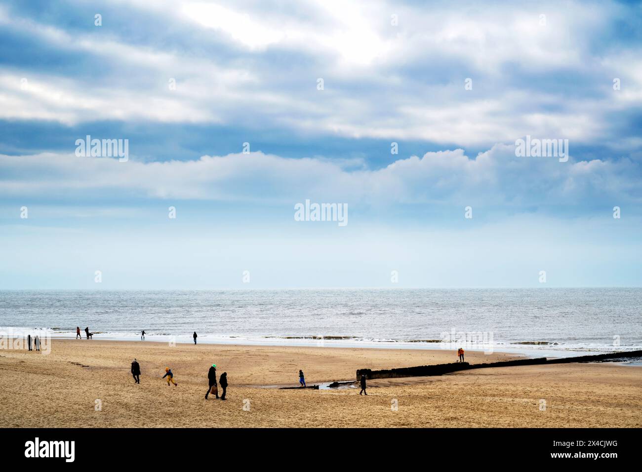 Beach on the isle of Sylt, northern Germany; am strand von Sylt Stock ...