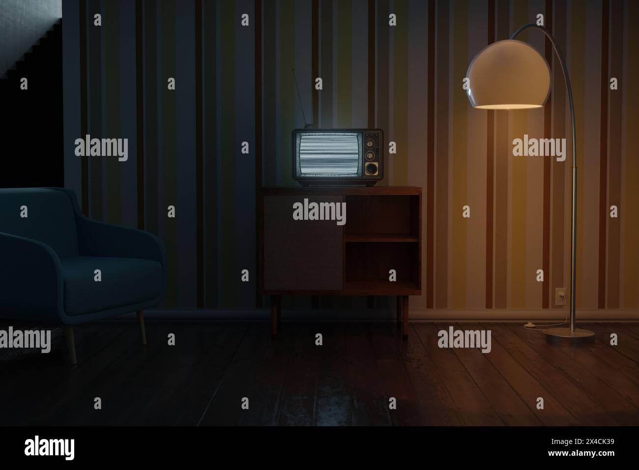 Old retro tv static noise hi-res stock photography and images - Alamy