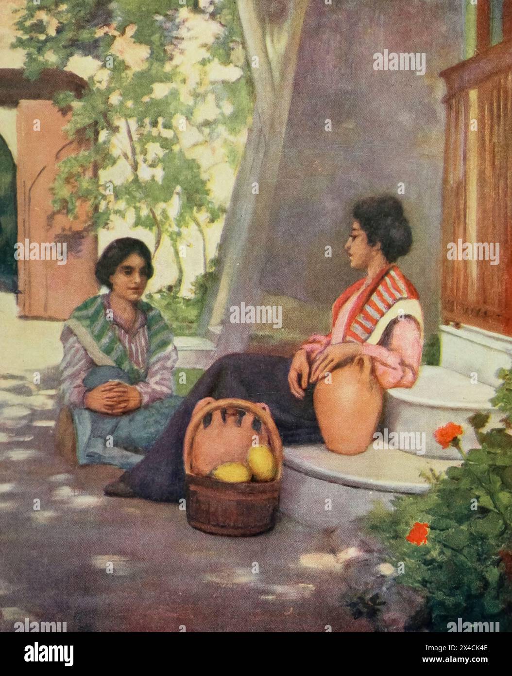 Lemonade-Sellers of Naples from the book ' Naples ' PAINTED BY ...