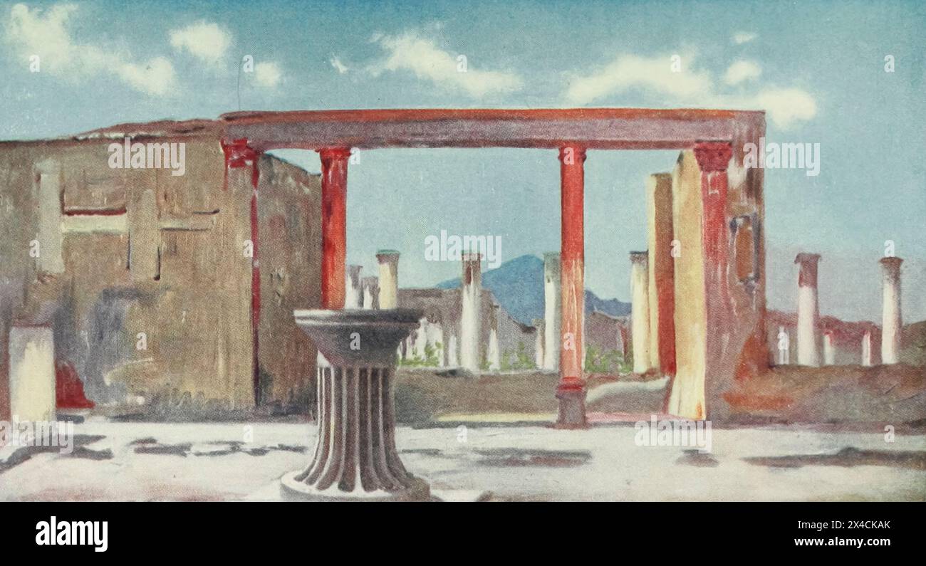 House of the Faun, Pompeii from the book ' Naples ' PAINTED BY ...