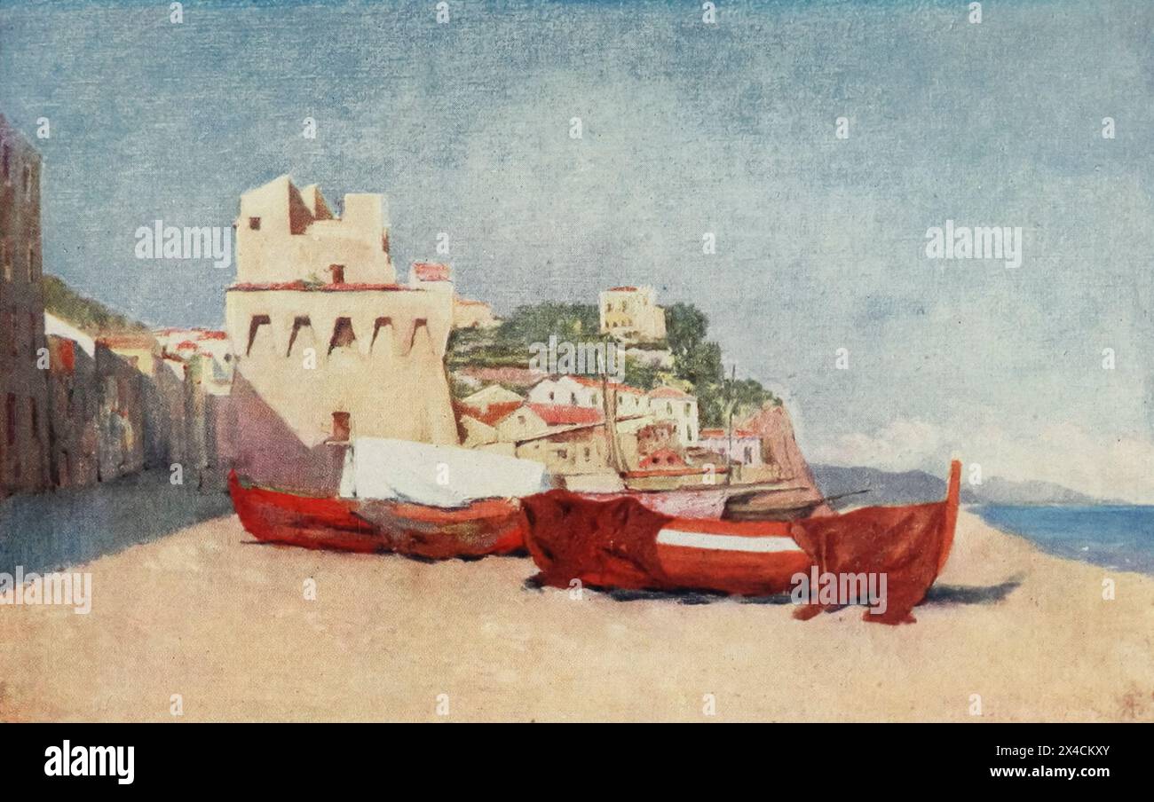 Vietri Marina from the book ' Naples ' PAINTED BY AUGUSTINE FITZGERALD ...