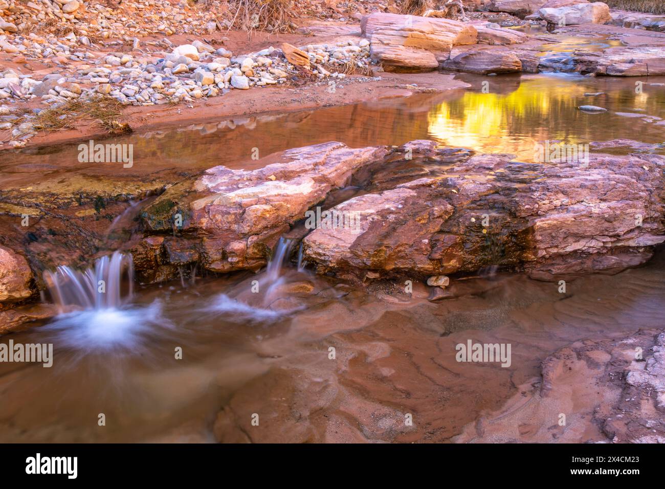 USA, Utah, Glen Canyon National Recreation Area. Scenic with rocks and ...