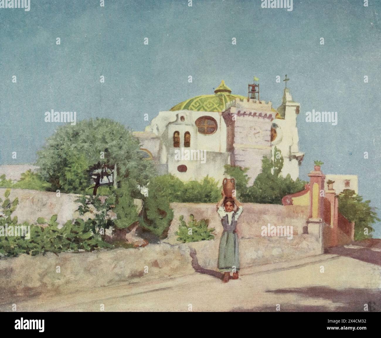 Church of S. Pietro, Ischia from the book ' Naples ' PAINTED BY ...