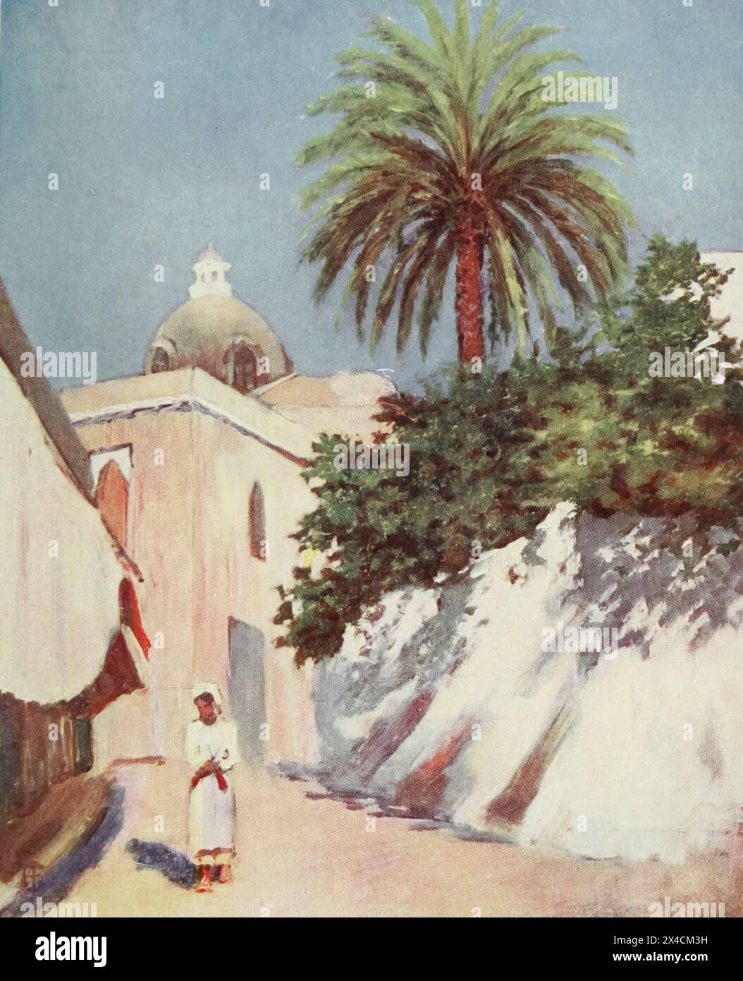 Street in Capri from the book ' Naples ' PAINTED BY AUGUSTINE ...