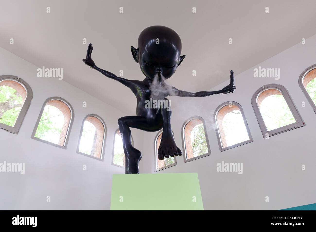 Venice, Italy - April 18, 2024: The installation Odorama Cities by Koo ...