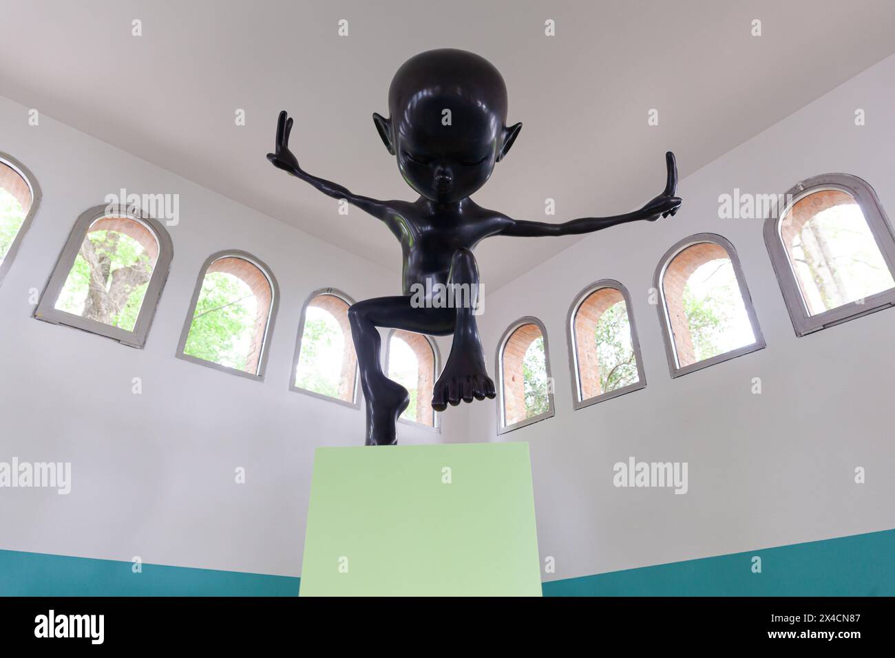 Venice, Italy - April 18, 2024: The installation Odorama Cities by Koo ...