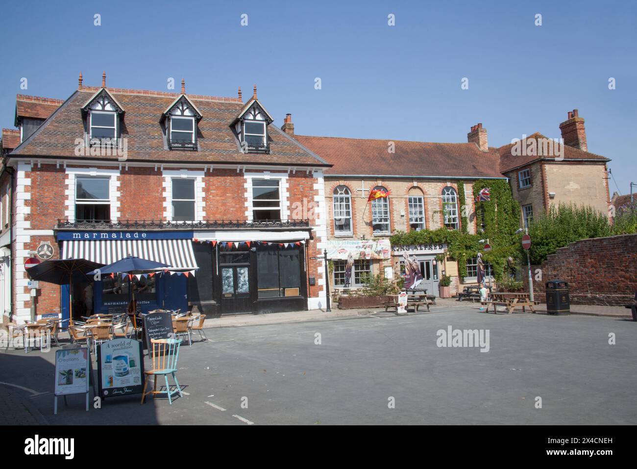 Views of Wantage town centre in Oxfordshire in the United Kingdom Stock ...