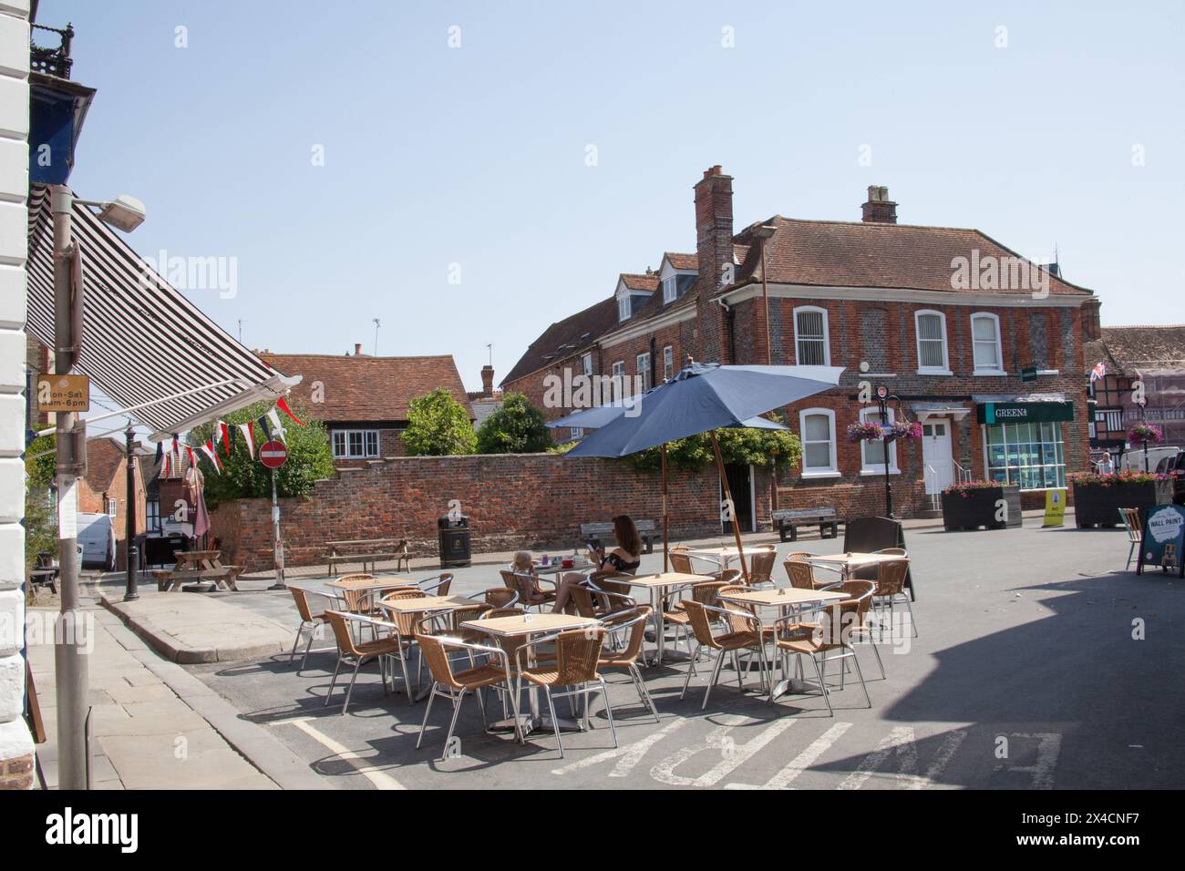 Views of Wantage town centre in Oxfordshire in the United Kingdom Stock ...