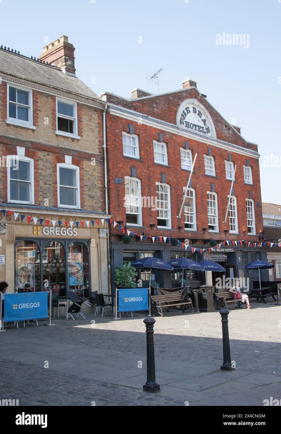Views of Wantage town centre in Oxfordshire in the United Kingdom Stock ...