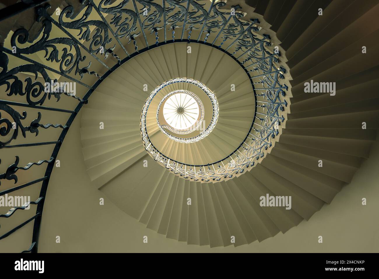 Iconic elegance: The Tulip Staircase at the Queen's House, Greenwich ...
